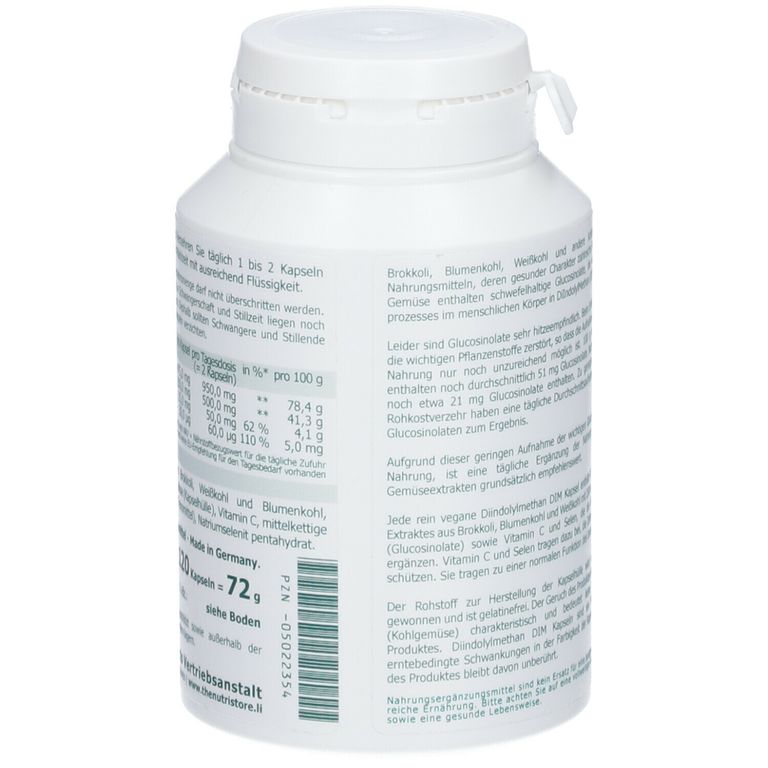 DIM Diindolylmethan 250 mg 120 St - Shop Apotheke