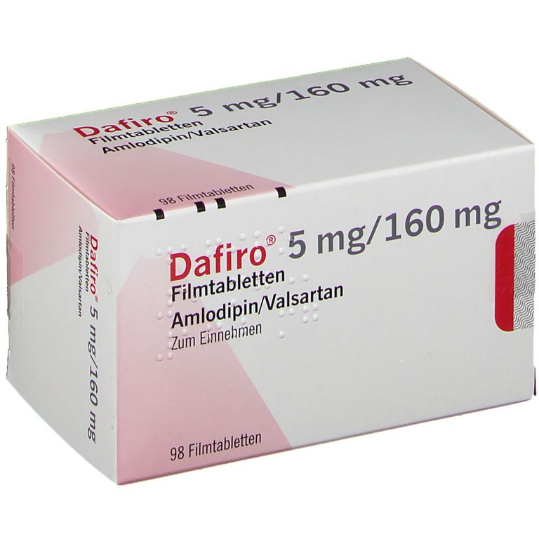 Dafiro® 5 mg/160 mg 98 St mit dem E-Rezept kaufen - Shop Apotheke