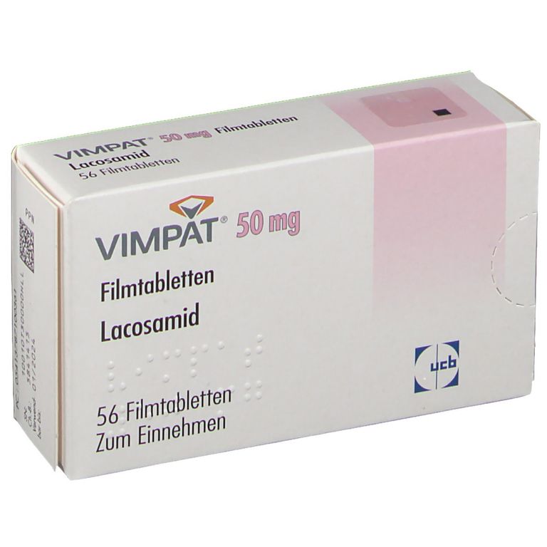 Vimpat® 50 mg 56 St mit dem E-Rezept kaufen - Shop Apotheke