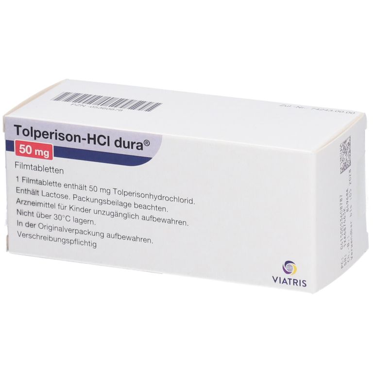 Tolperison-HCl dura® 50 mg 96 St mit dem E-Rezept kaufen - Shop Apotheke