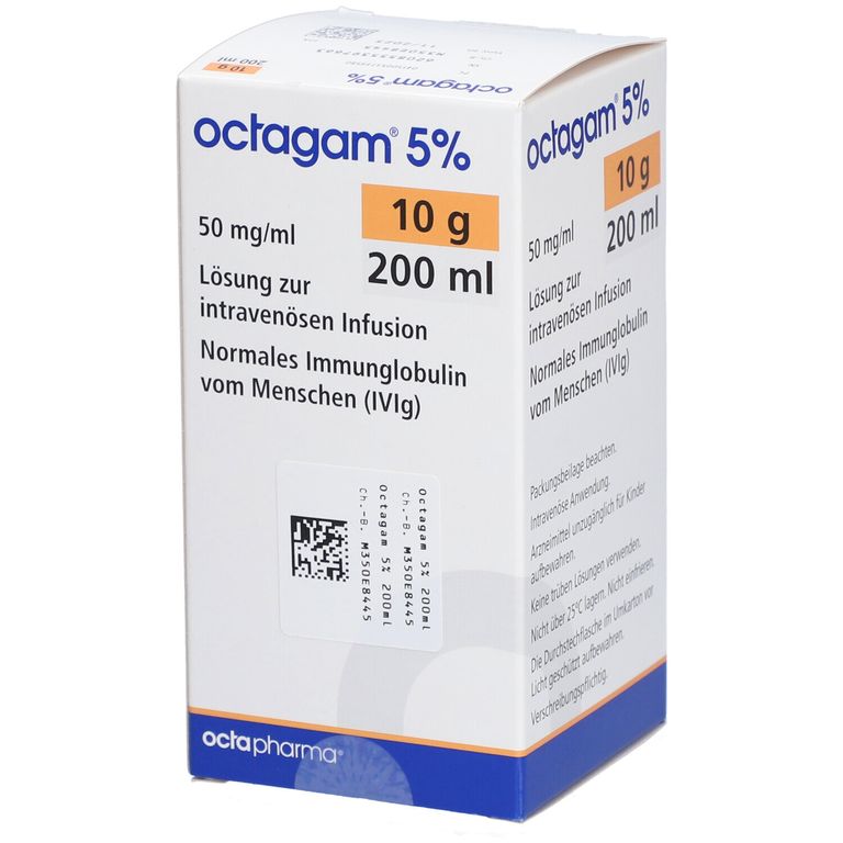 octagam® 5 % 200 ml mit dem E-Rezept kaufen - Shop Apotheke