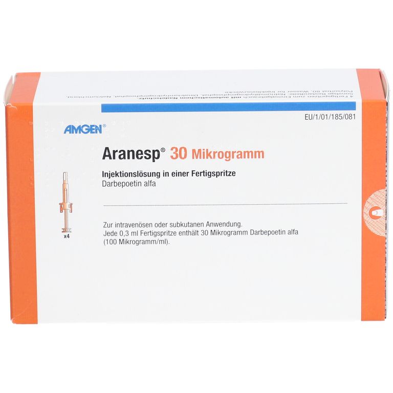Aranesp® 30 µg 4 St mit dem E-Rezept kaufen - Shop Apotheke