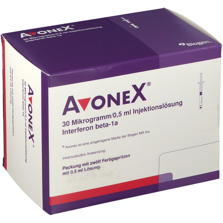 AVONEX® 30 µg/0,5 ml Luer Lock 12 St mit dem E-Rezept kaufen - Shop ...