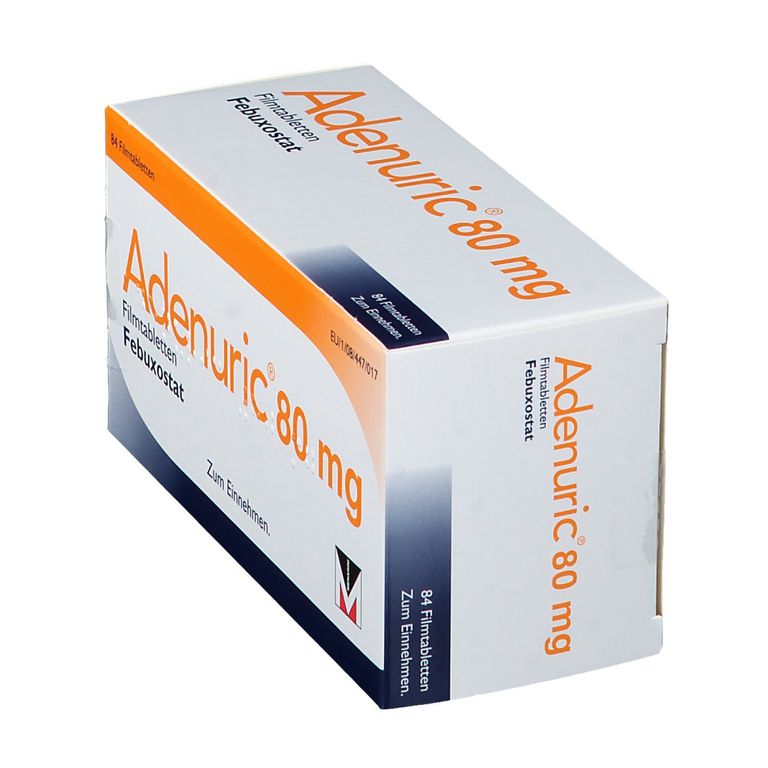 Adenuric® 80 mg 84 St mit dem E-Rezept kaufen - Shop Apotheke