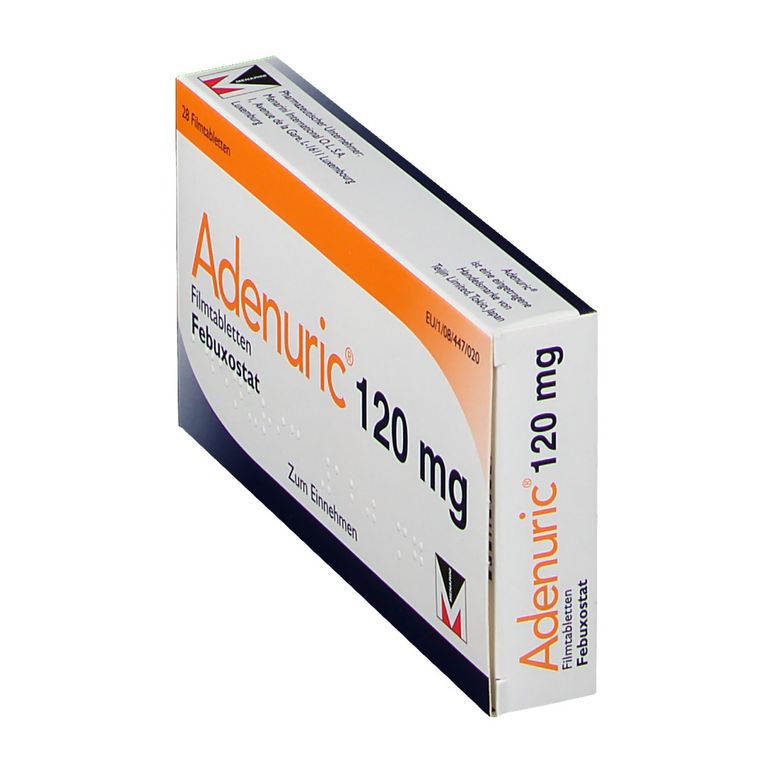 Adenuric® 120 mg 28 St mit dem E-Rezept kaufen - Shop Apotheke