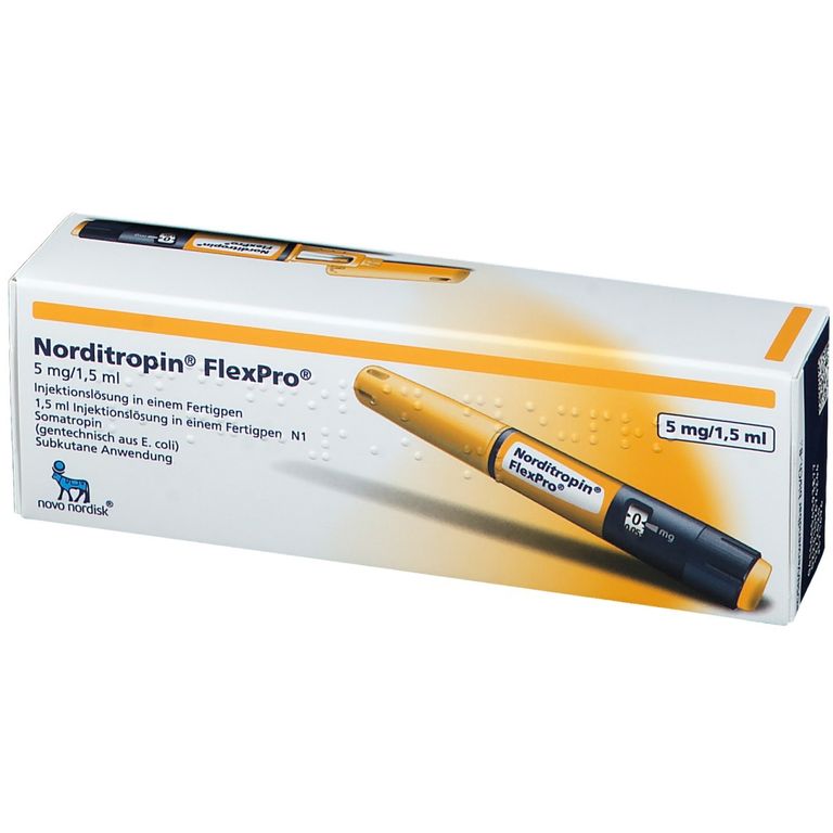 Norditropin® FlexPro® 5 mg/1,5 ml 1,5 ml mit dem E-Rezept kaufen - Shop Apotheke
