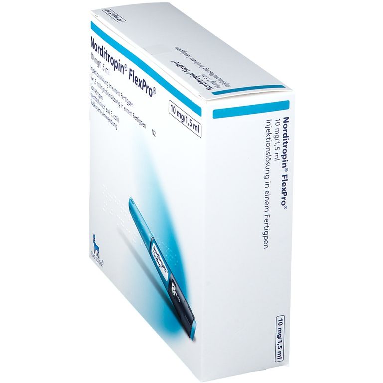 Norditropin® FlexPro® 10 mg/1,5 ml 5x1,5 ml mit dem E-Rezept kaufen - Shop Apotheke