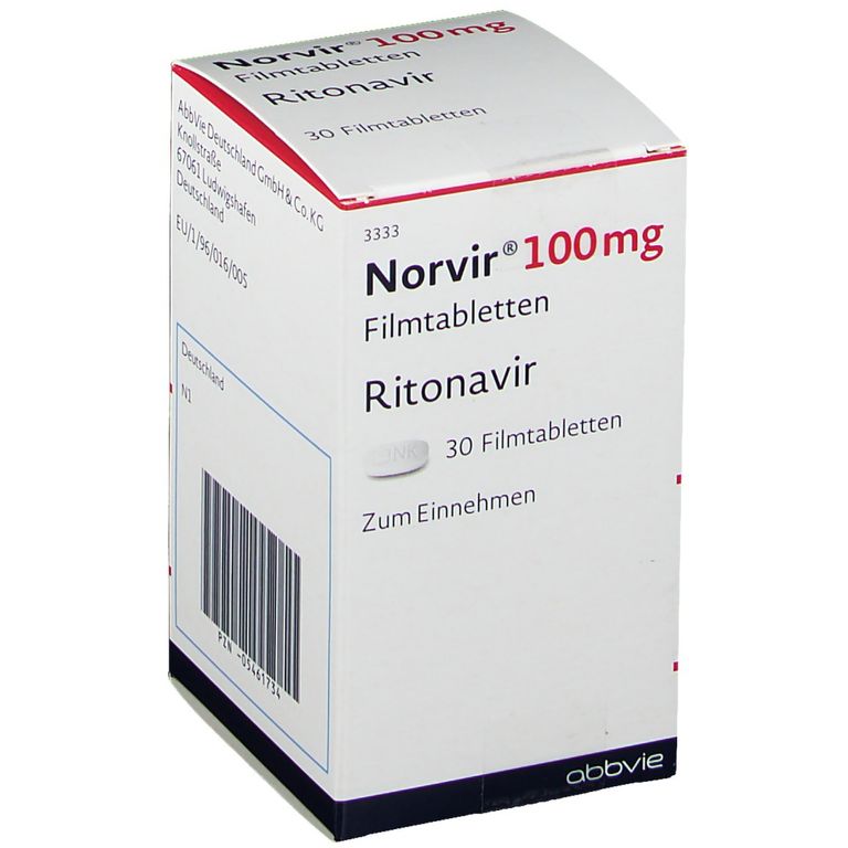 Norvir® 100Mg 30 St mit dem E-Rezept kaufen - Shop Apotheke