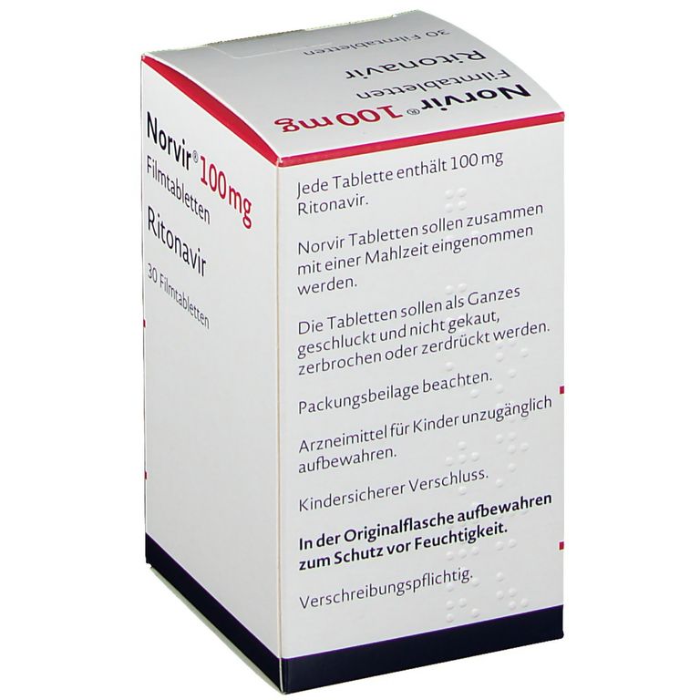 Norvir® 100Mg 30 St mit dem E-Rezept kaufen - Shop Apotheke