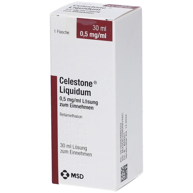 Celestone 0,5 Liquidum 30 ml mit dem E-Rezept kaufen - Shop Apotheke