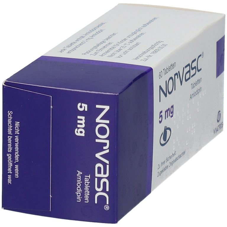 Norvasc® 5 mg 60 St mit dem E-Rezept kaufen - Shop Apotheke