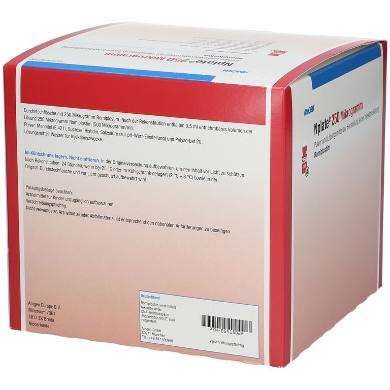 Nplate® 250 µg 4 St mit dem E-Rezept kaufen - Shop Apotheke