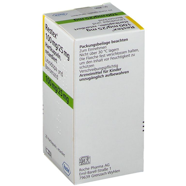 Restex® 100 mg/25 mg 20 St mit dem E-Rezept kaufen - Shop Apotheke