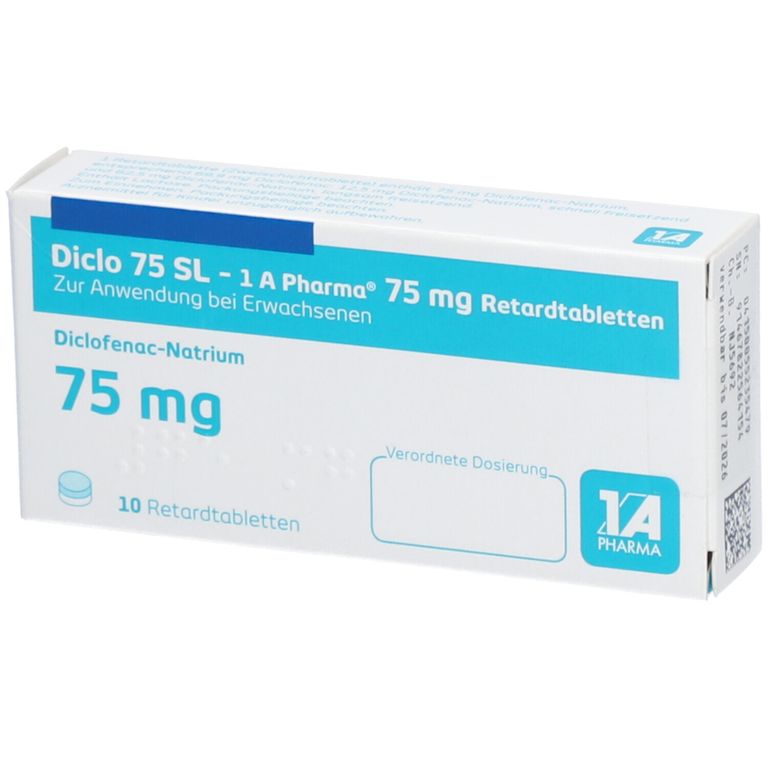 Diclo 75 Sl 1A Pharma® 10 St mit dem E-Rezept kaufen - Shop Apotheke