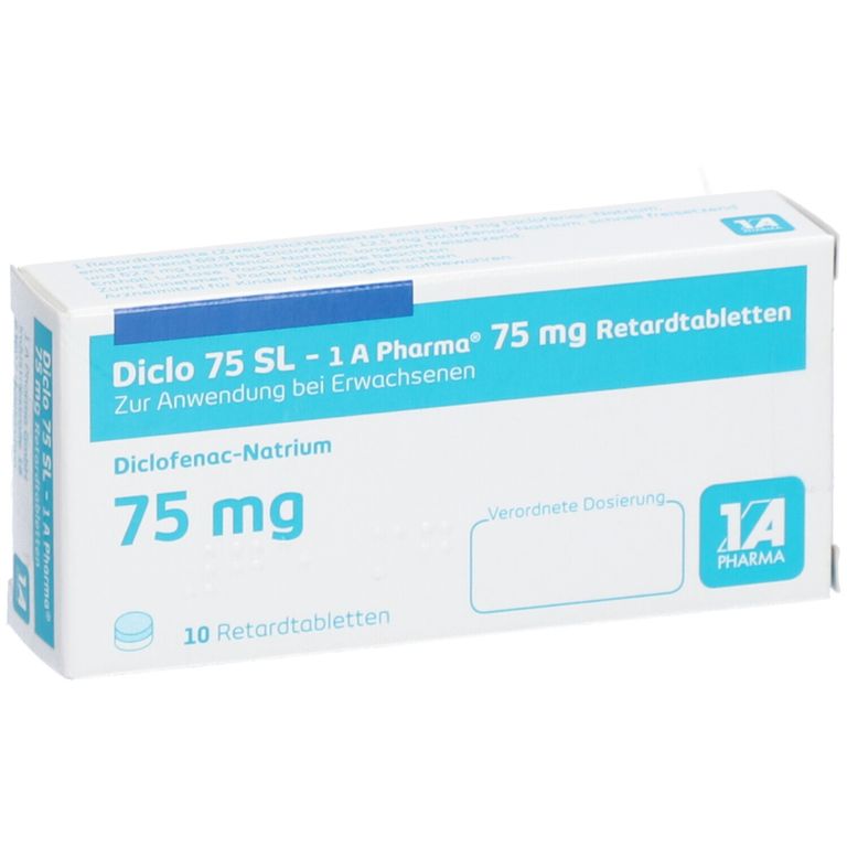 Diclo 75 Sl 1A Pharma® 10 St mit dem E-Rezept kaufen - Shop Apotheke