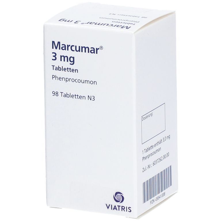 Marcumar® 3 mg 98 St mit dem E-Rezept kaufen - Shop Apotheke