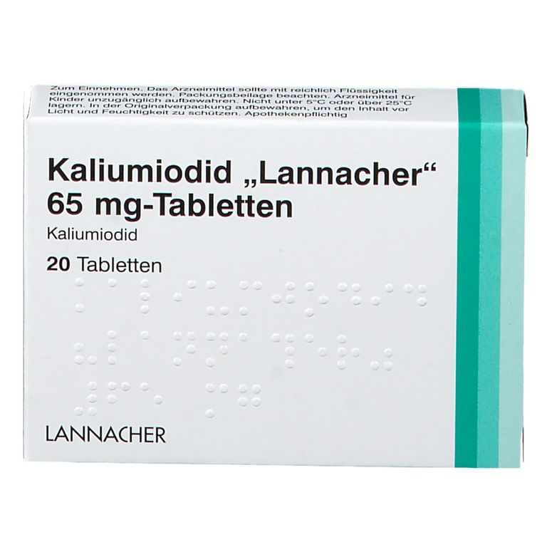 Kaliumiodid Lannacher 65 mg 20 St - shop-apotheke.com
