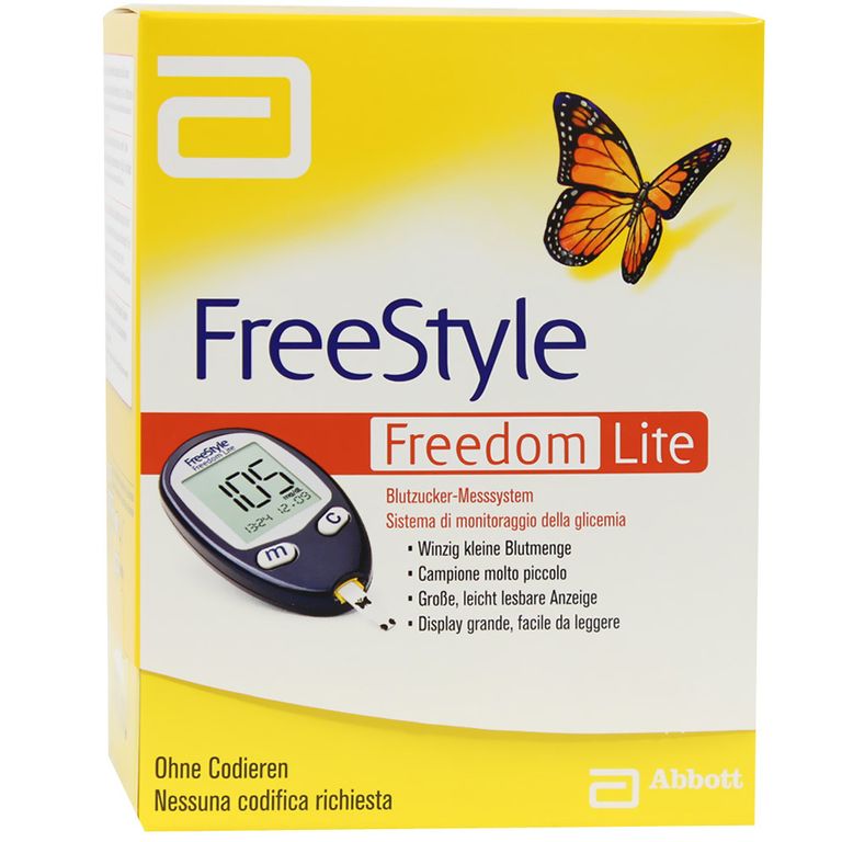 FreeStyle FREEDOM Lite Set mg/dl ohne Codieren 1 St - Shop Apotheke