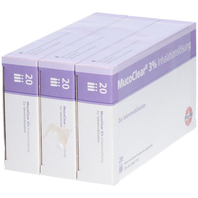 MucoClear® 3% Inhalationslösung 60x4 ml - Shop Apotheke