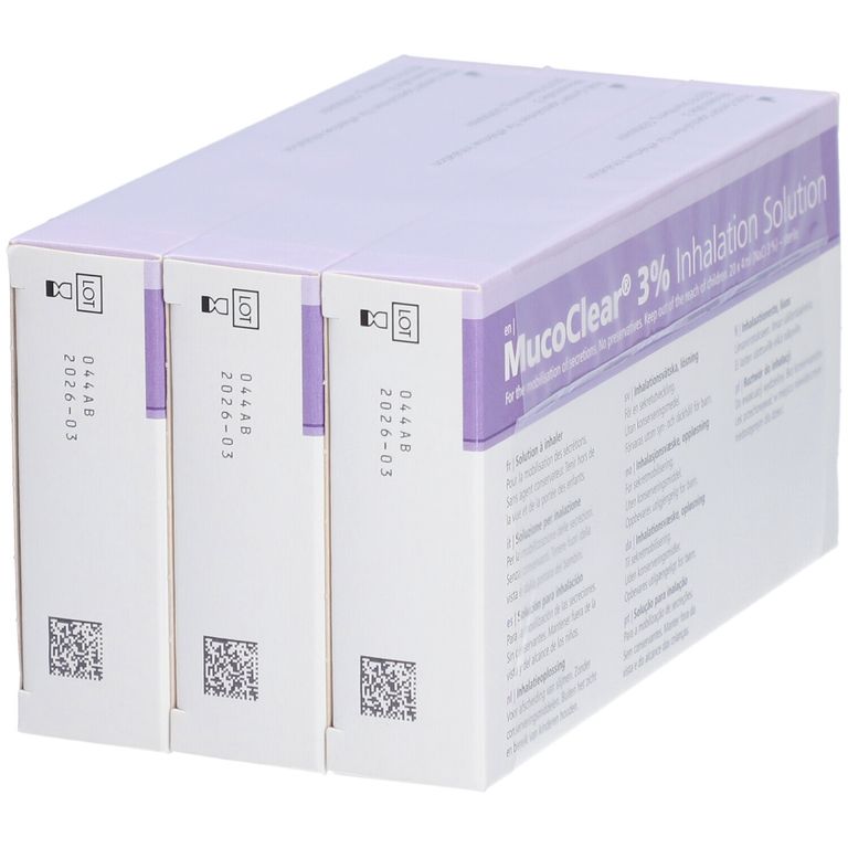 MucoClear® 3% Inhalationslösung 60x4 ml - Shop Apotheke