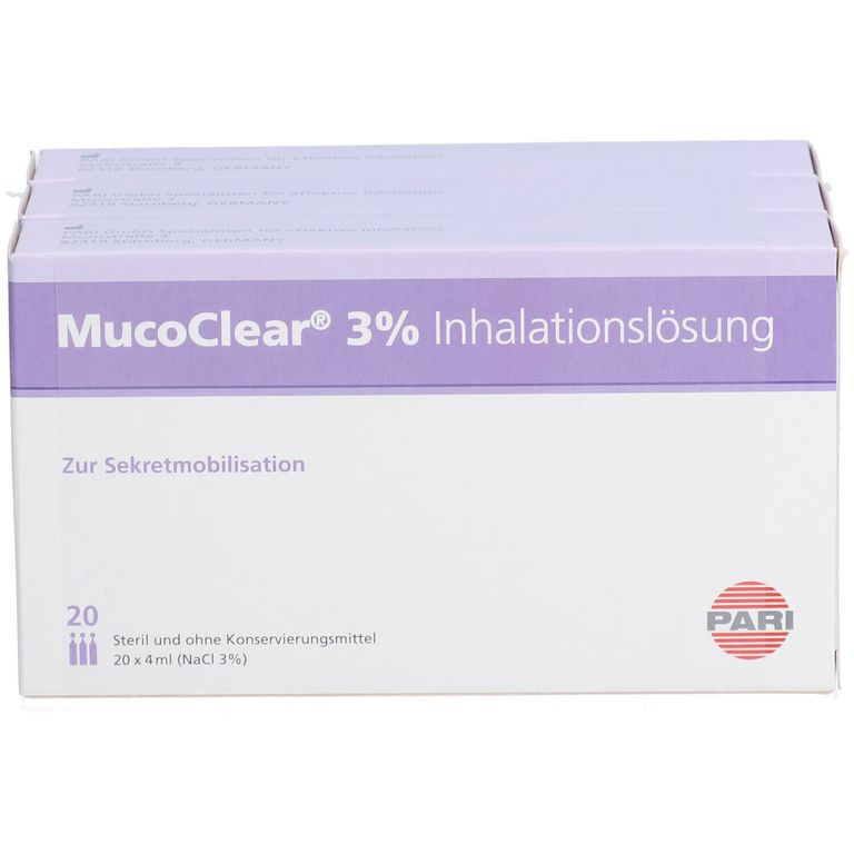 MucoClear® 3% Inhalationslösung 60x4 ml - Shop Apotheke