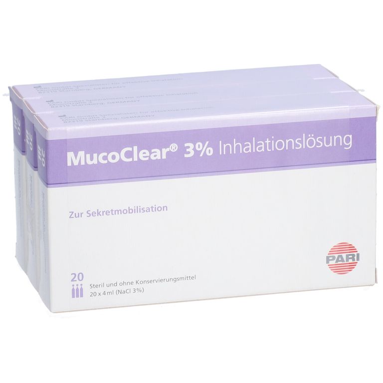 MucoClear® 3% Inhalationslösung 60x4 ml - Shop Apotheke