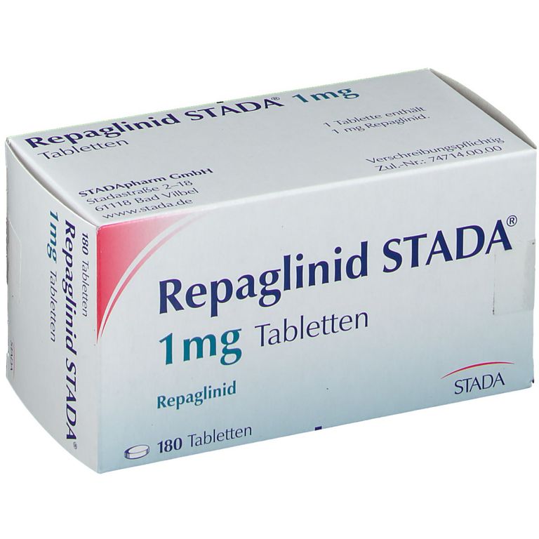 Repaglinid STADA® 1 mg 180 St mit dem E-Rezept kaufen - Shop Apotheke