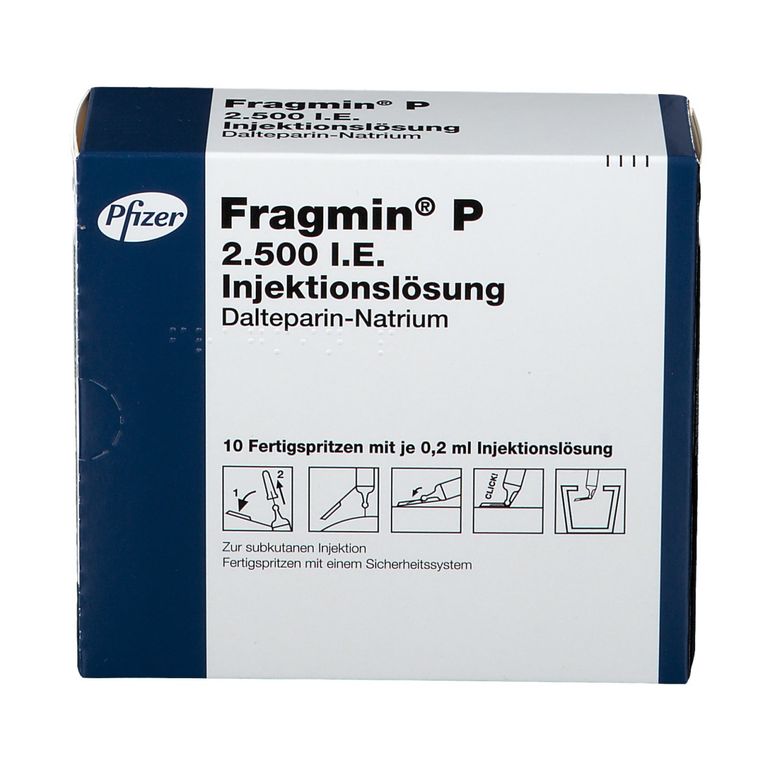 Fragmin® P 2.500 I.E. 10 St mit dem E-Rezept kaufen - Shop Apotheke