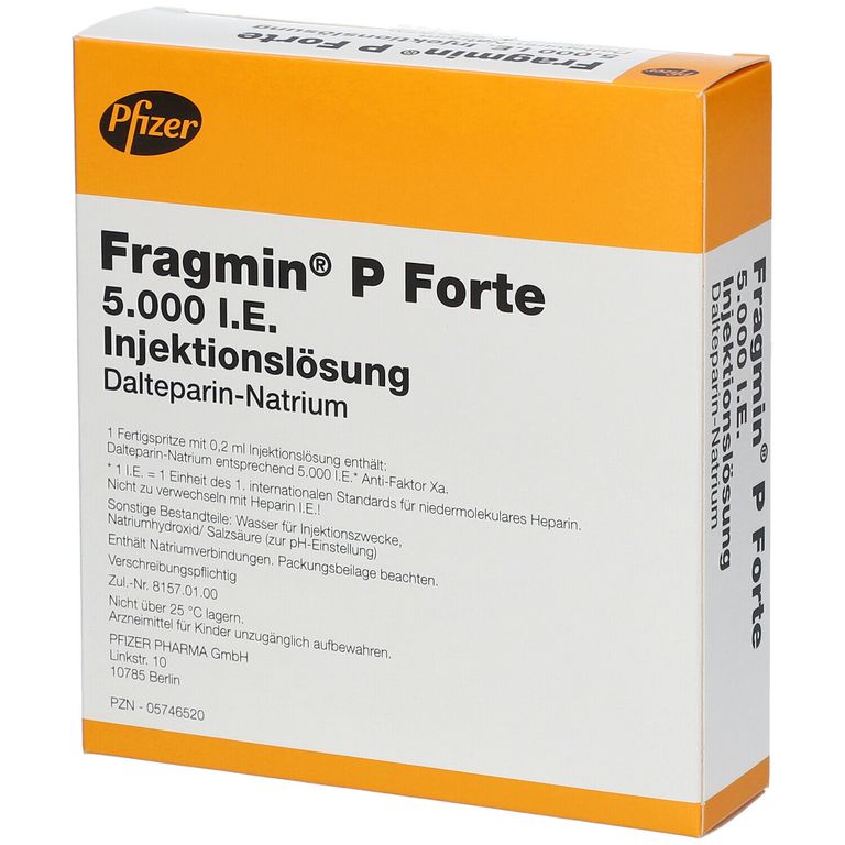 Fragmin® P Forte 5000 I.E. 10 St mit dem E-Rezept kaufen - Shop Apotheke