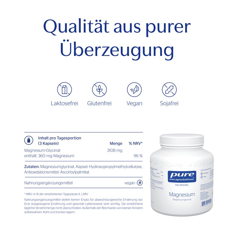 Pure Encapsulations® Magnesiumglycinat 90 St - Shop Apotheke