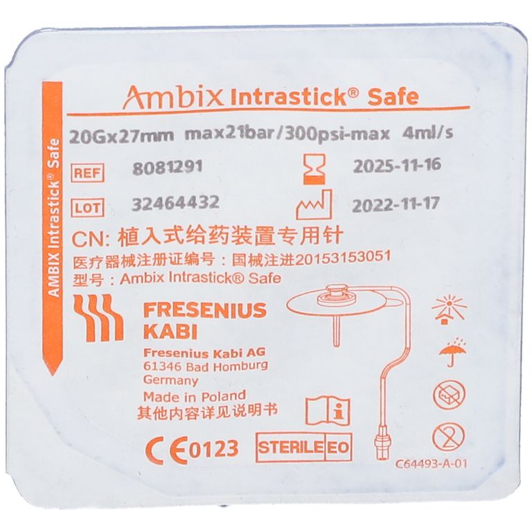 Ambix Intrastick® Safe 20 G x 27 mm 1 St - Shop Apotheke