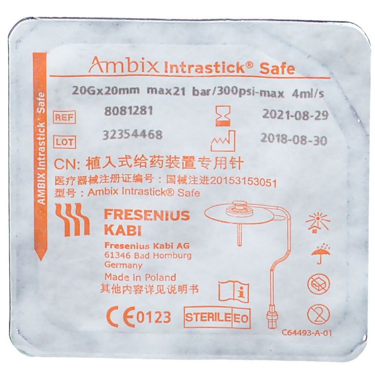 Ambix Intrastick® Safe 20 G x 20 mm druckfest 1 St - Shop Apotheke