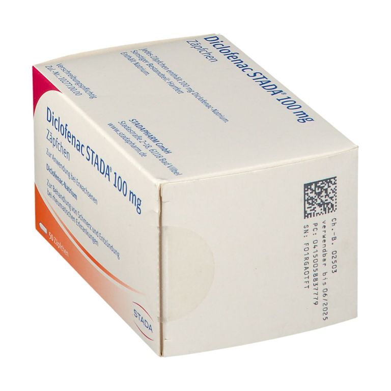 Diclofenac STADA® 100 mg Retardtabletten 50 St mit dem E-Rezept kaufen ...