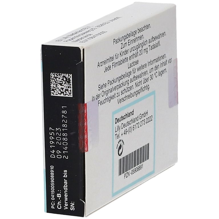 adcirca® 20 mg 28 St mit dem E-Rezept kaufen - Shop Apotheke