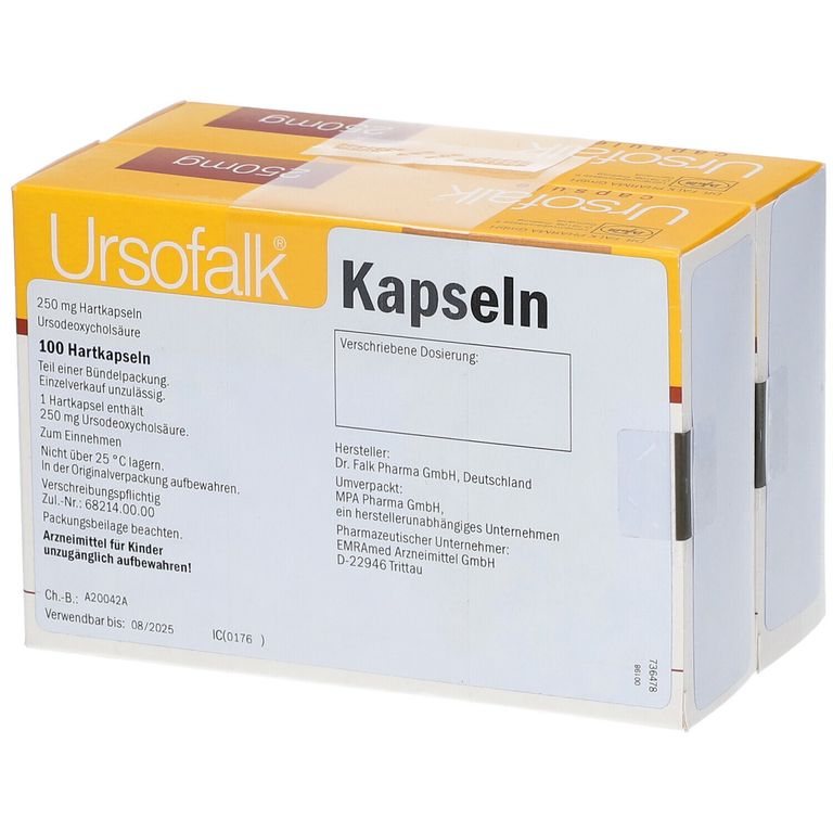 Ursofalk® 250 mg 200 St mit dem E-Rezept kaufen - Shop Apotheke