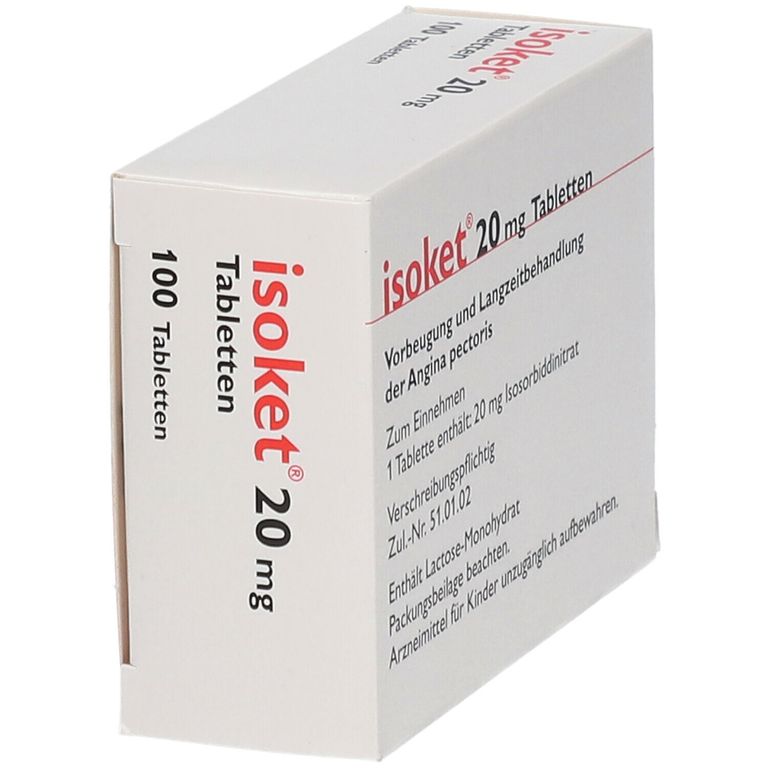 isoket® 20 mg 100 St mit dem E-Rezept kaufen - Shop Apotheke