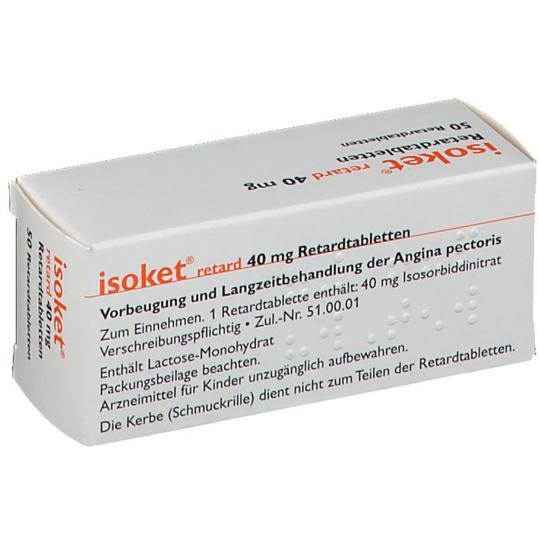 isoket® retard 40 mg 50 St mit dem E-Rezept kaufen - Shop Apotheke