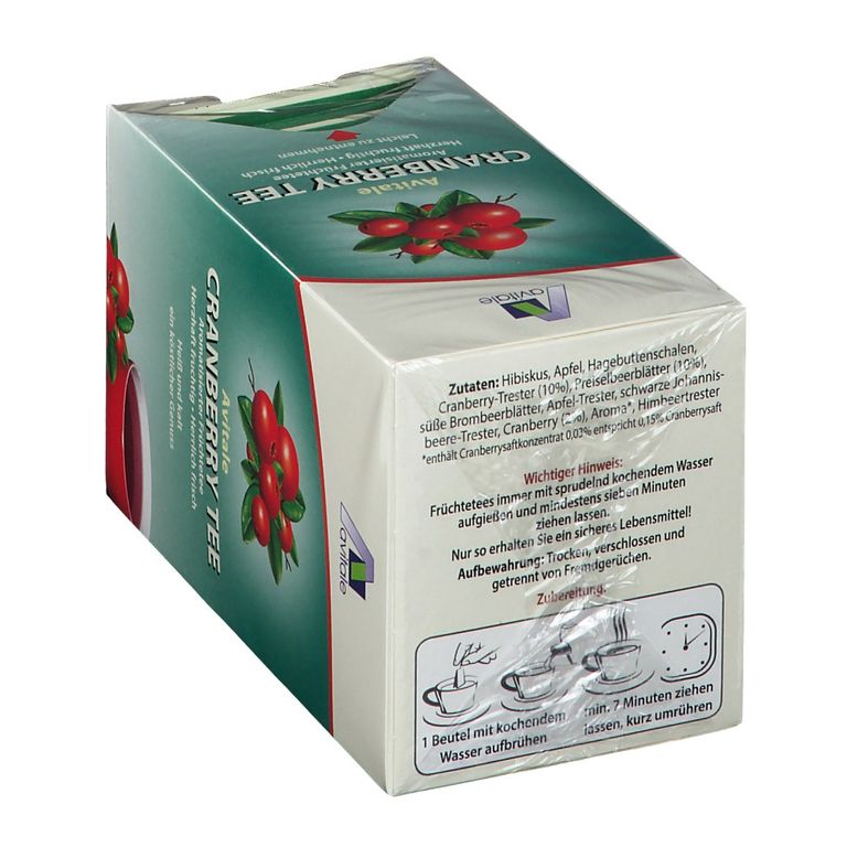 Avitale Cranberry Tee Filterbeutel 20 St - Shop Apotheke