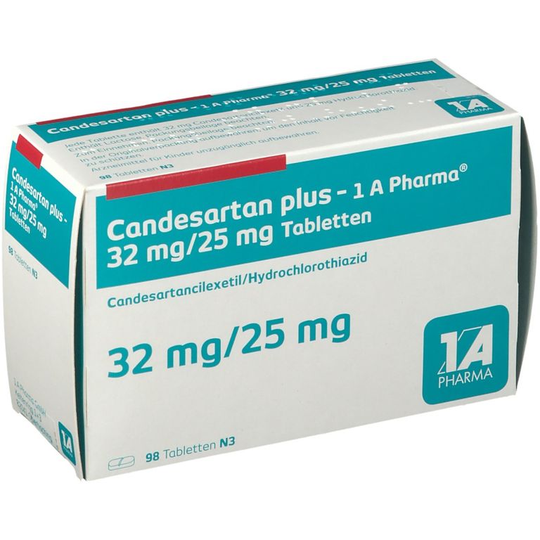 Candesartan Pl 1A 32/25 98 St mit dem E-Rezept kaufen - Shop Apotheke