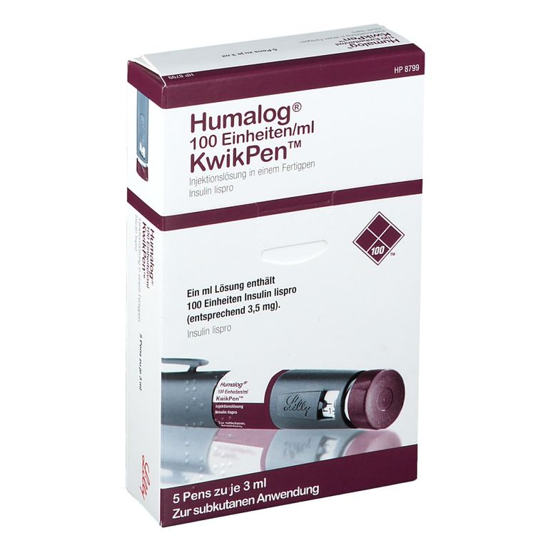 Humalog® 100 Einheiten/ml KwikPen™ 5 St mit dem E-Rezept kaufen - Shop ...