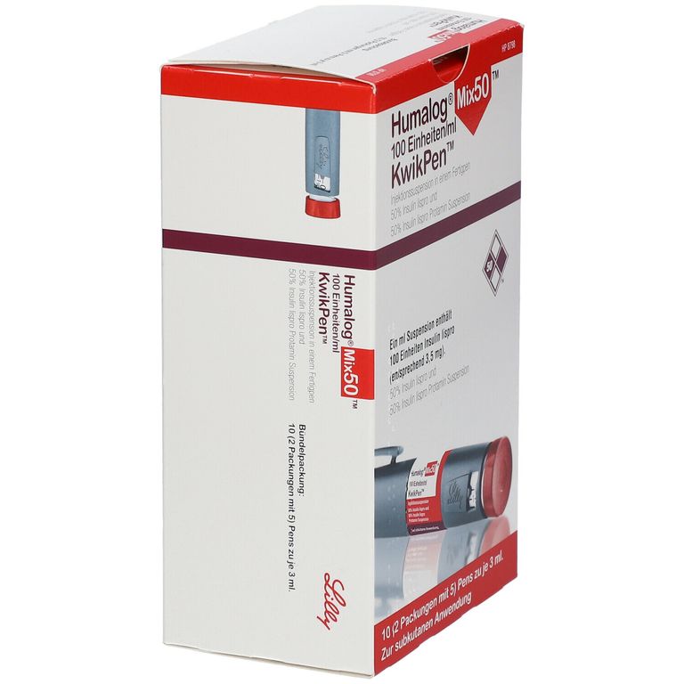 Humalog® Mix50™ 100 Einheiten/ml KwikPen™ 10 St mit dem E-Rezept kaufen ...