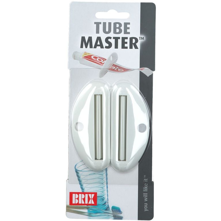 TubeMaster Tubenausdrücker weiß 9 x 4 x 1cm 2 St - Shop Apotheke