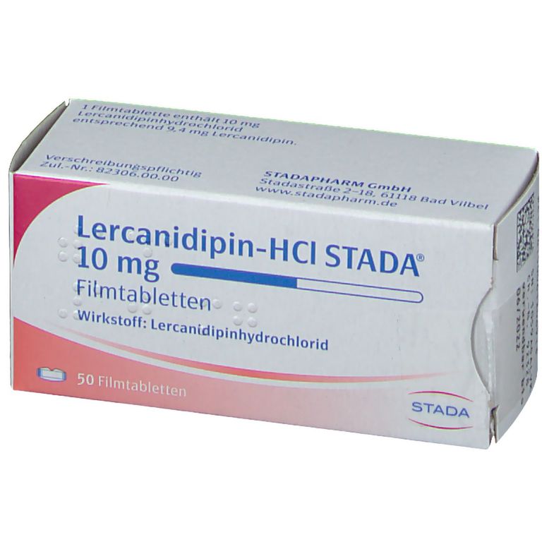 Lercanidipin-HCI Stada®10 mg 50 St mit dem E-Rezept kaufen - Shop Apotheke