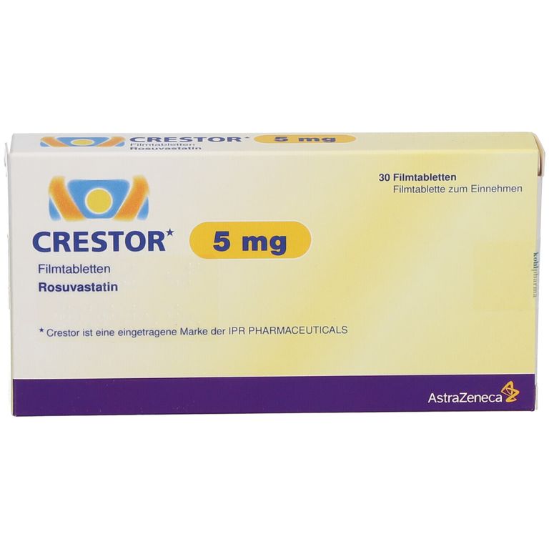 Crestor 5 mg 30 St mit dem E-Rezept kaufen - Shop Apotheke