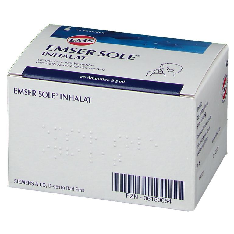 Emser Sole Inhalat Ampullen 20 St - SHOP APOTHEKE