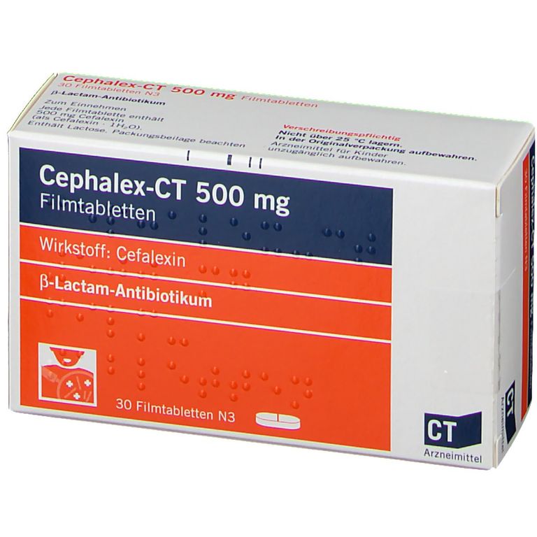 Cephalex-CT 500 mg 30 St mit dem E-Rezept kaufen - Shop Apotheke