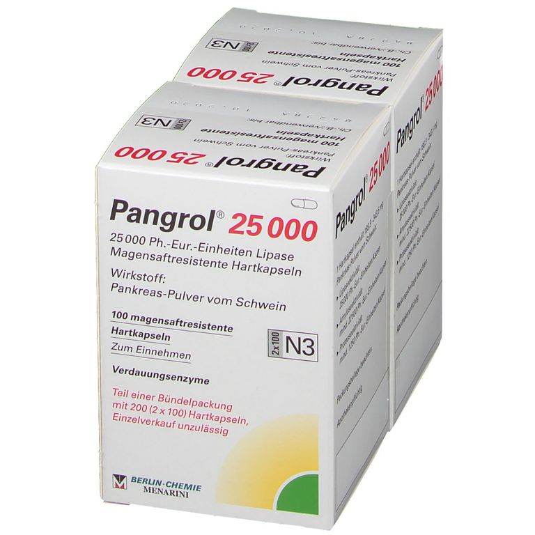 Pangrol® 25000 Kapseln 200 St - Shop Apotheke