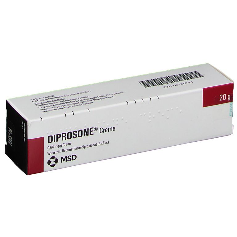 DIPROSONE® Creme 0,64 mg/g 20 g mit dem E-Rezept kaufen - Shop Apotheke