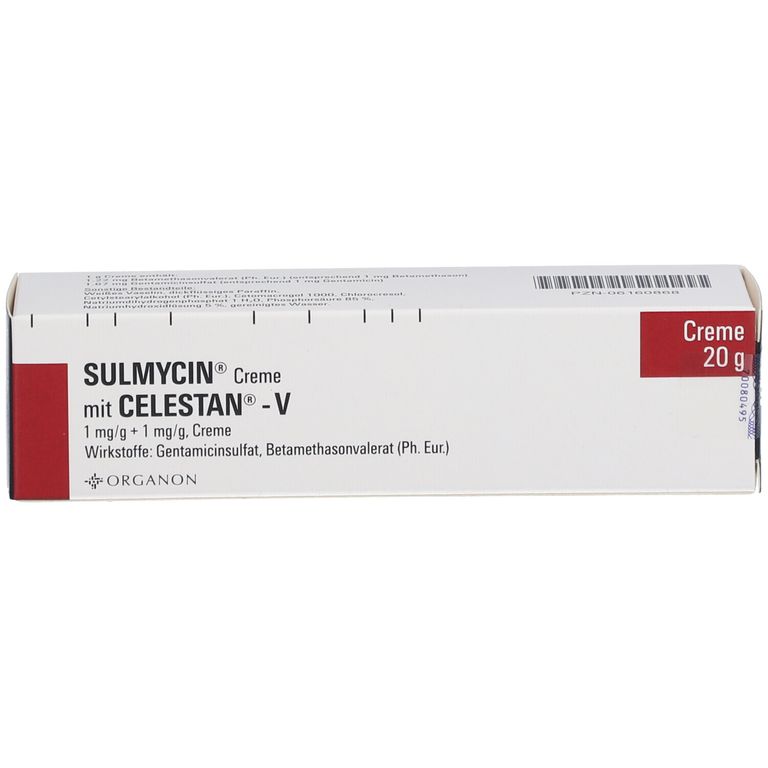 SULMYCIN® Creme mit CELESTAN®-V 20 g mit dem E-Rezept kaufen - Shop ...