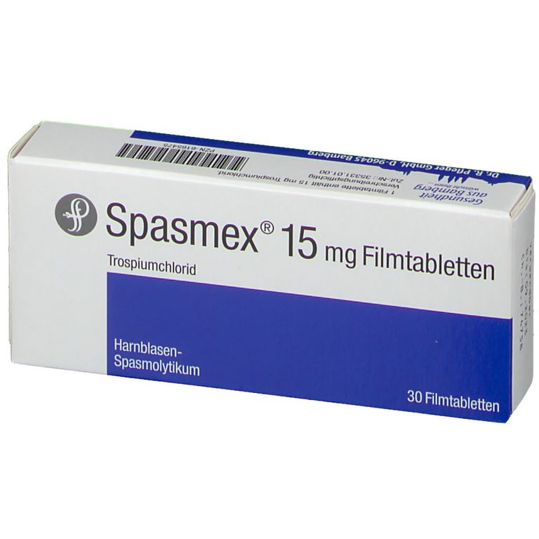 Spasmex® 15 mg 30 St mit dem E-Rezept kaufen - Shop Apotheke